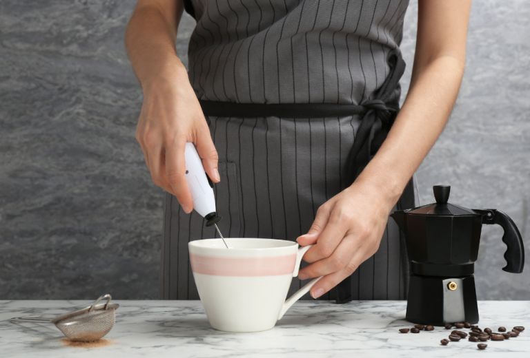 How to Use a Milk Frother | Step by Step Instructions - BIT OF CREAM