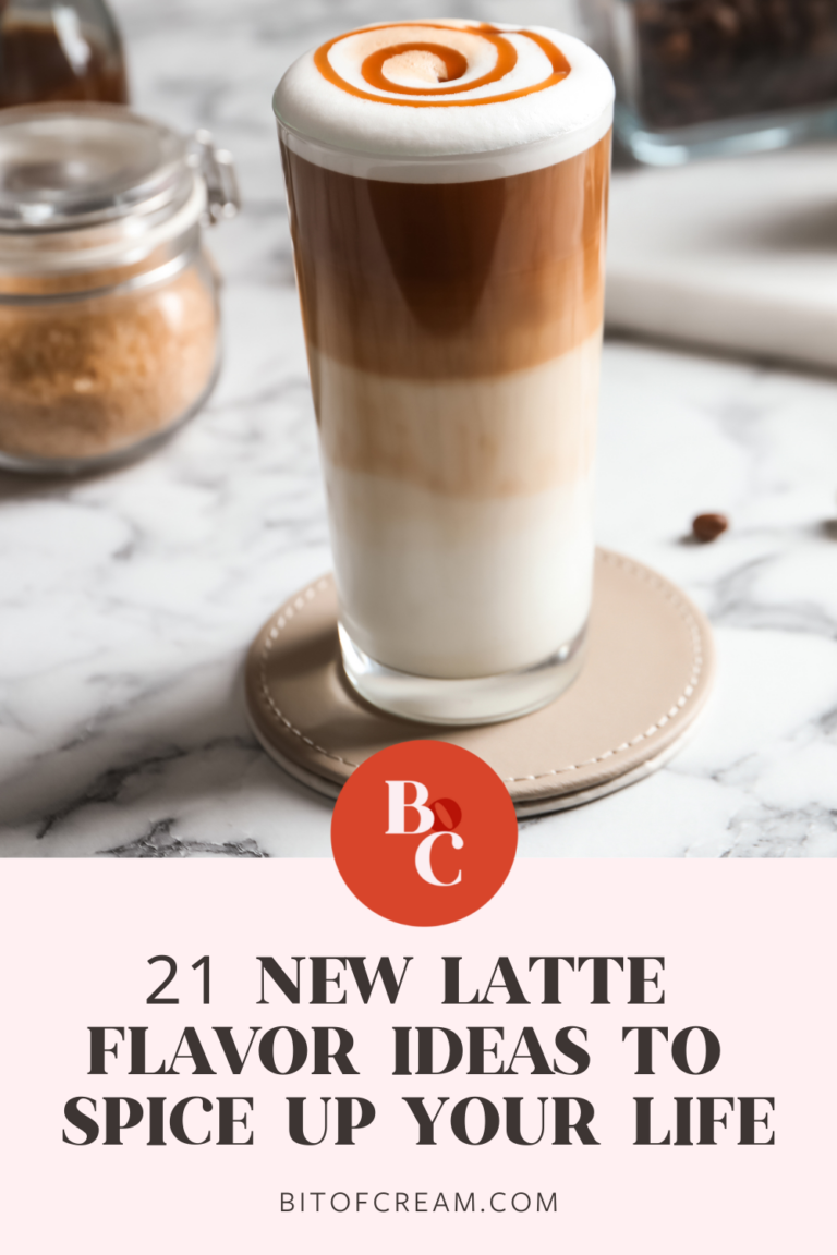 21 New Latte Flavor Ideas To Spice Up Your Life - BIT OF CREAM