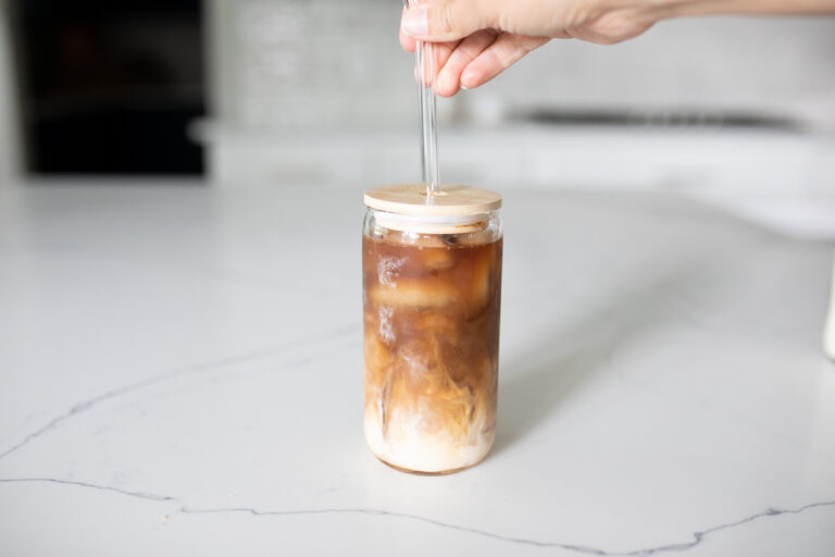 Delicious Iced Oat Milk Cold Brew Coffee [Recipe] - BIT OF CREAM