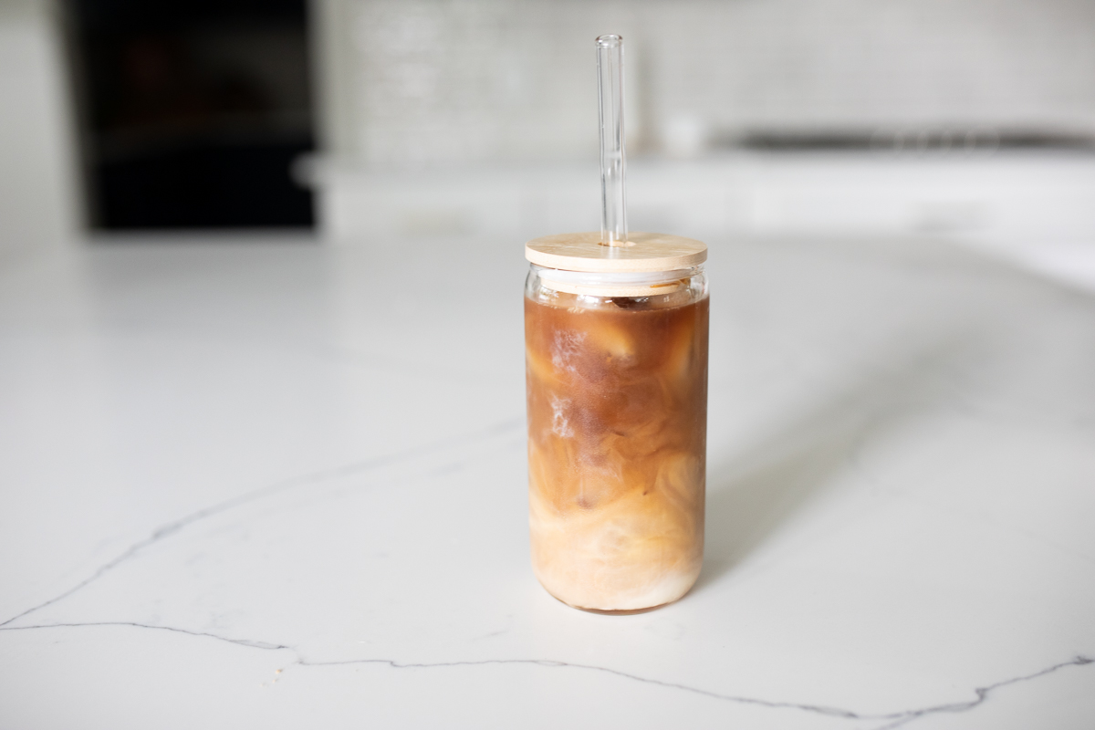 Delicious Iced Oat Milk Cold Brew Coffee [Recipe] - BIT OF CREAM